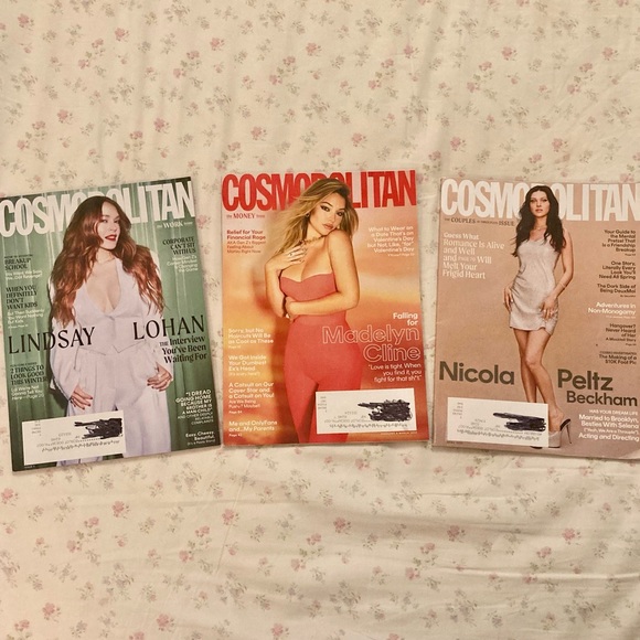 Rolling Stone | Other | 3 Cosmopolitan Magazines Lindsay Lohan Madelyn ...